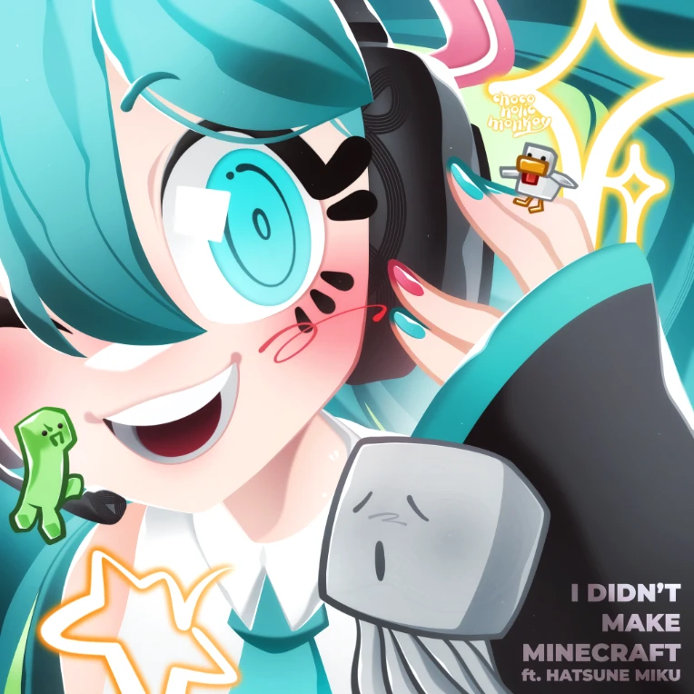 Minecraft Miku by chocoholicmonkey on Newgrounds