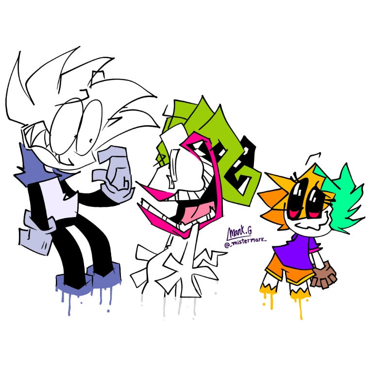 Trio of Weirdos! by TheMisterMark on Newgrounds