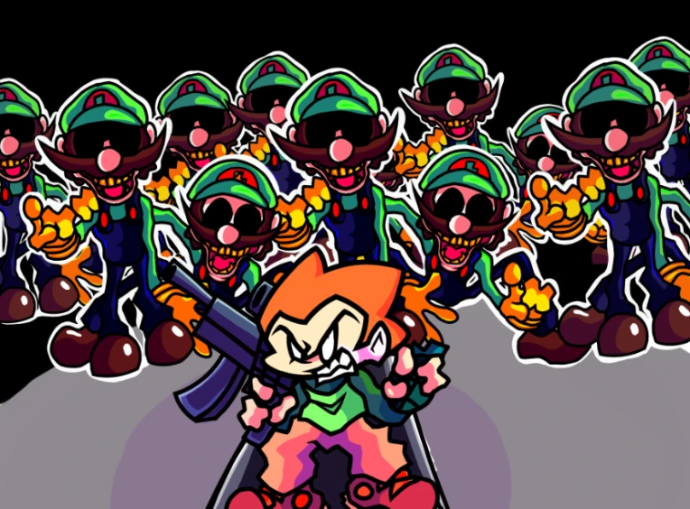 FNF Mario Madness V2 Overdue Pico VS Too Late Luigi Retake by filthyfunkg on Newgrounds