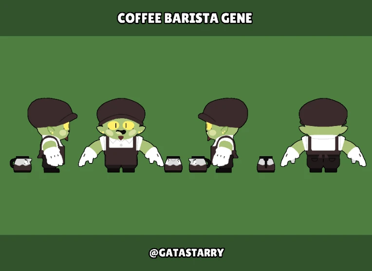 Coffe Barista Gene by GataStarry on Newgrounds