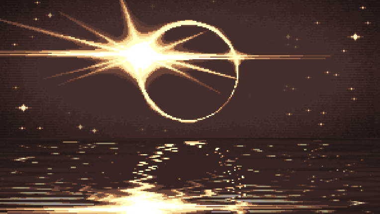 Solar Eclipse 2024 Pixelart by PEEMSTER on Newgrounds