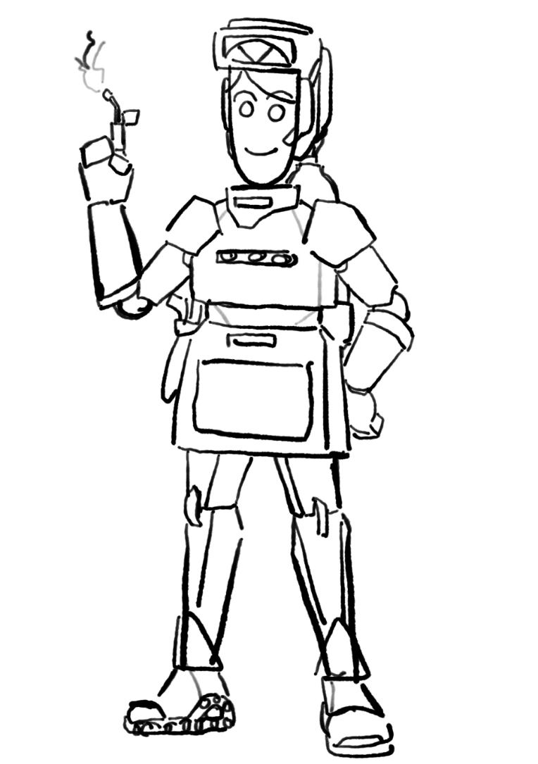 My own dispenser and mini sentry robot design by Trophimos on Newgrounds