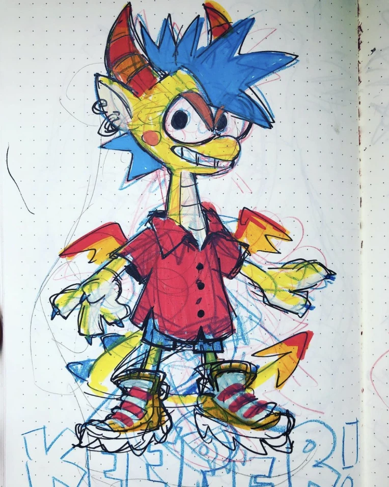 lil dragon [fanart] by BlueEspresso on Newgrounds