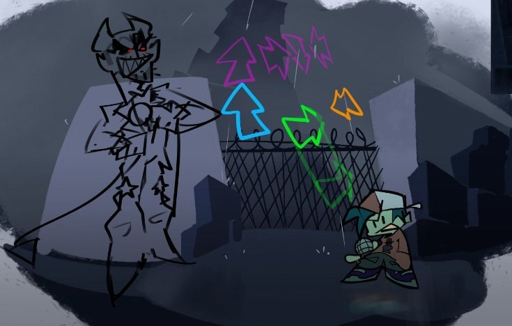 Fnf Concept art (Redraw) by RobertArcade1k on Newgrounds