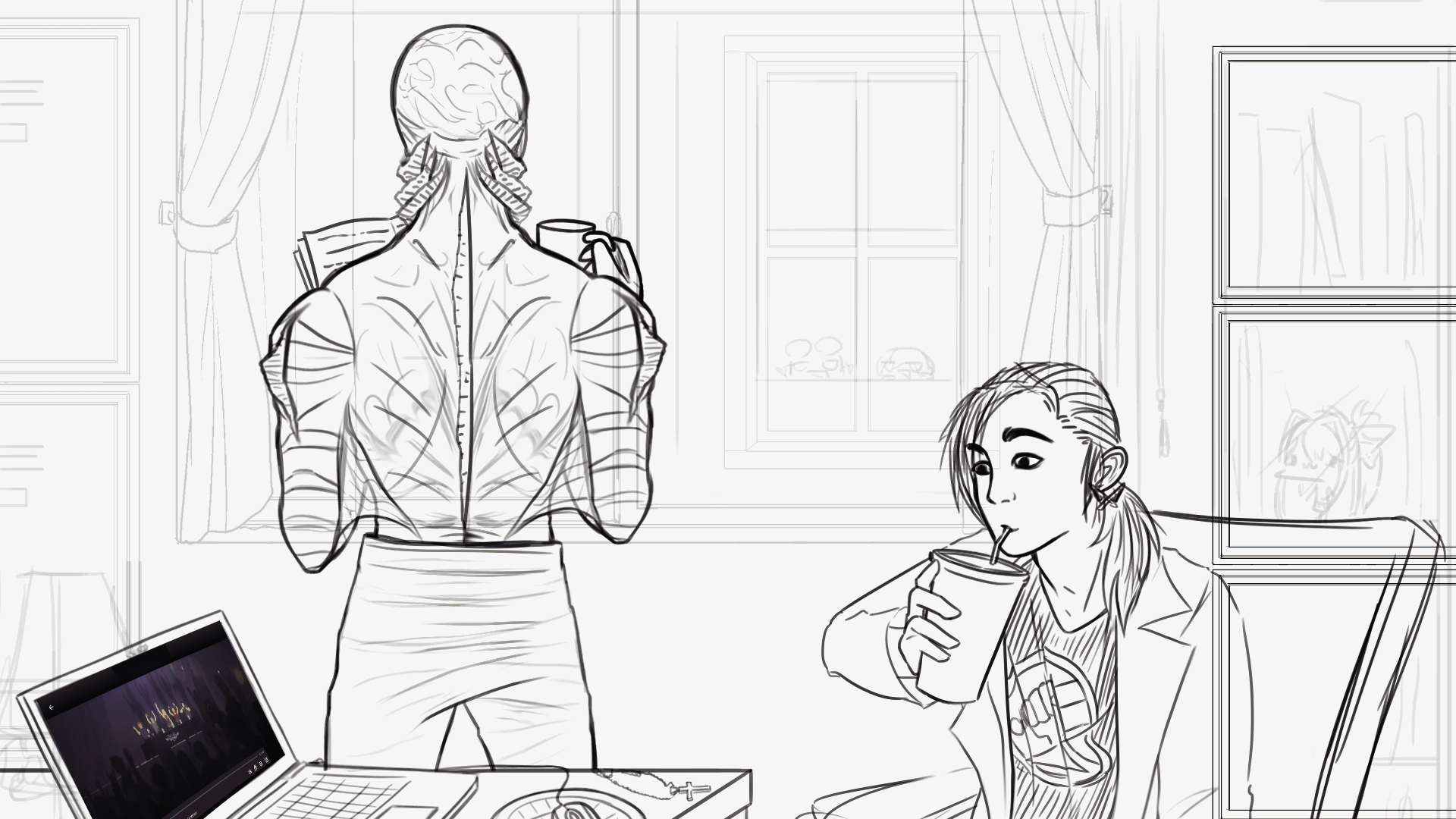 hellboy fan animation | Abe and Alice
