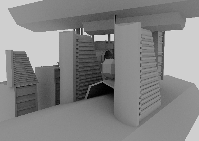 Flying Battery Zone Diorama