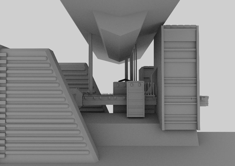 Flying Battery Zone Diorama